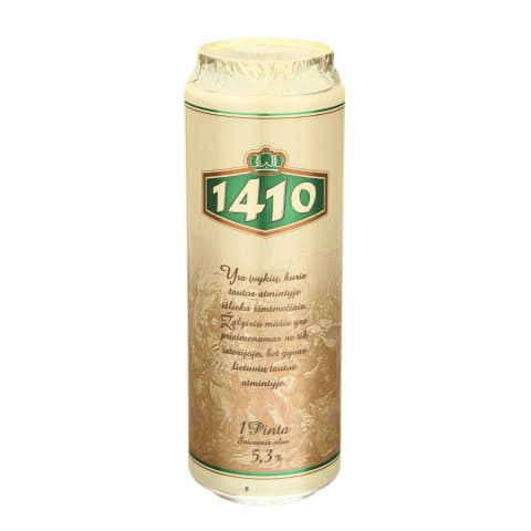 Šviesusis alus 1410, 5,3 %, 0,568 l