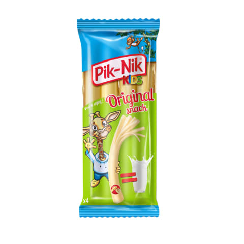 Plēš. siera nūjiņas Pik-Nik Kids Orig. 80g