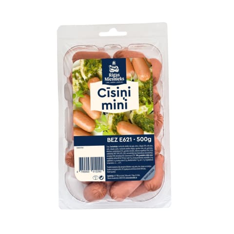 Cīsiņi Rīgas miesnieks mini 500g