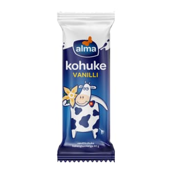 Kohuke vanilli kakaoglasuuris Alma 40g