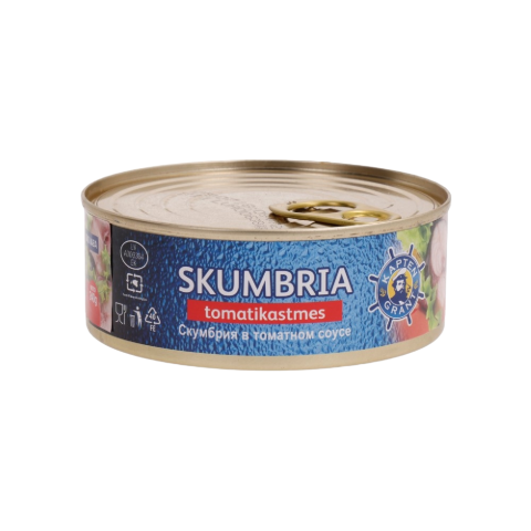 Skumbria Tomatikastmes 300g/240g