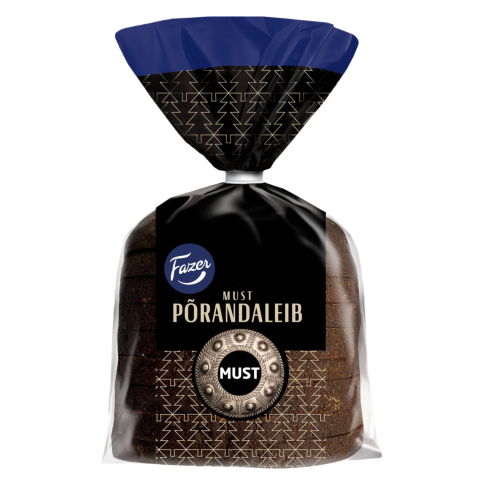 Must põrandaleib Fazer 390g