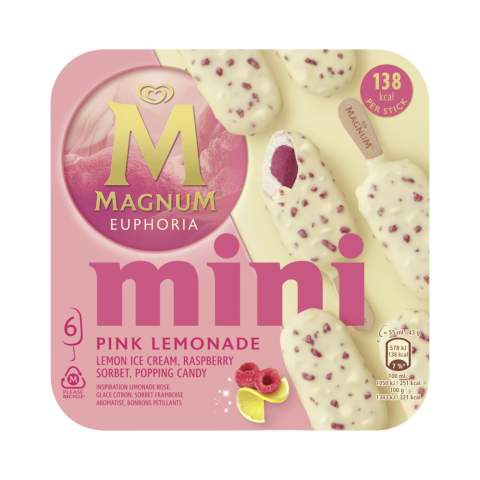 Jäätis Magnum Euphoria mini 6x55ml/258g