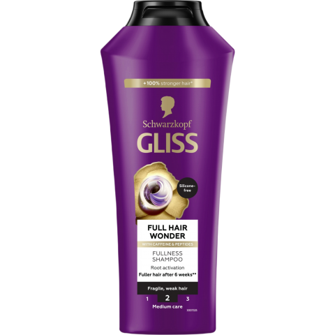 Plaukų šamp. GLISS FULL HAIR WONDER, 400 ml
