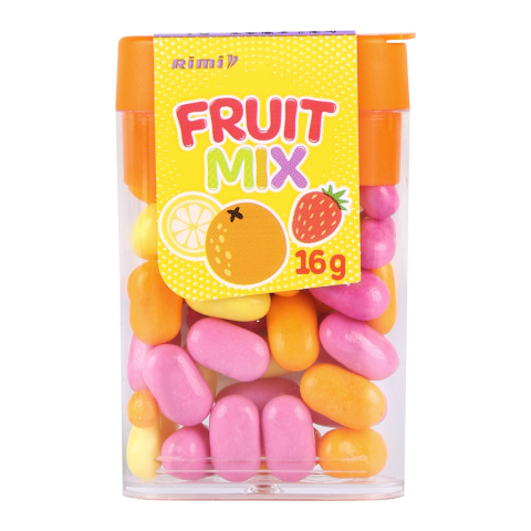 Kommid puuviljamaitselised Rimi 16g