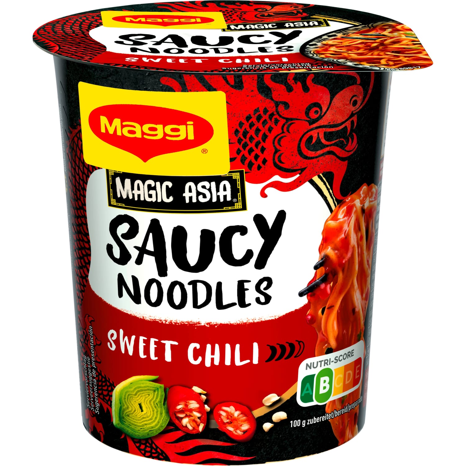 Ātri pag. nūdeles Maggi Sweet chilli 75g