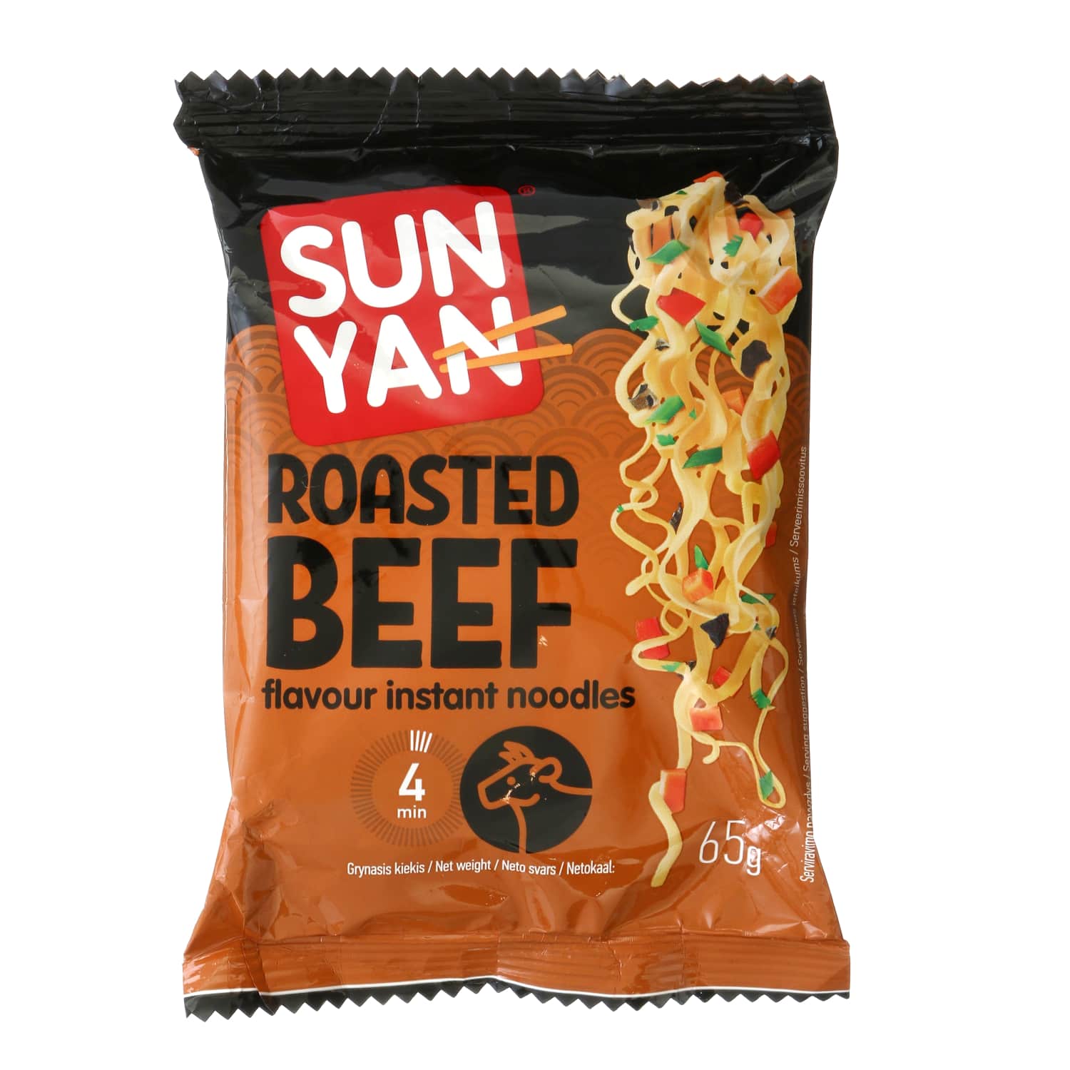 Kiirnuudlid veiselihamaitselised Sun Yan 65g