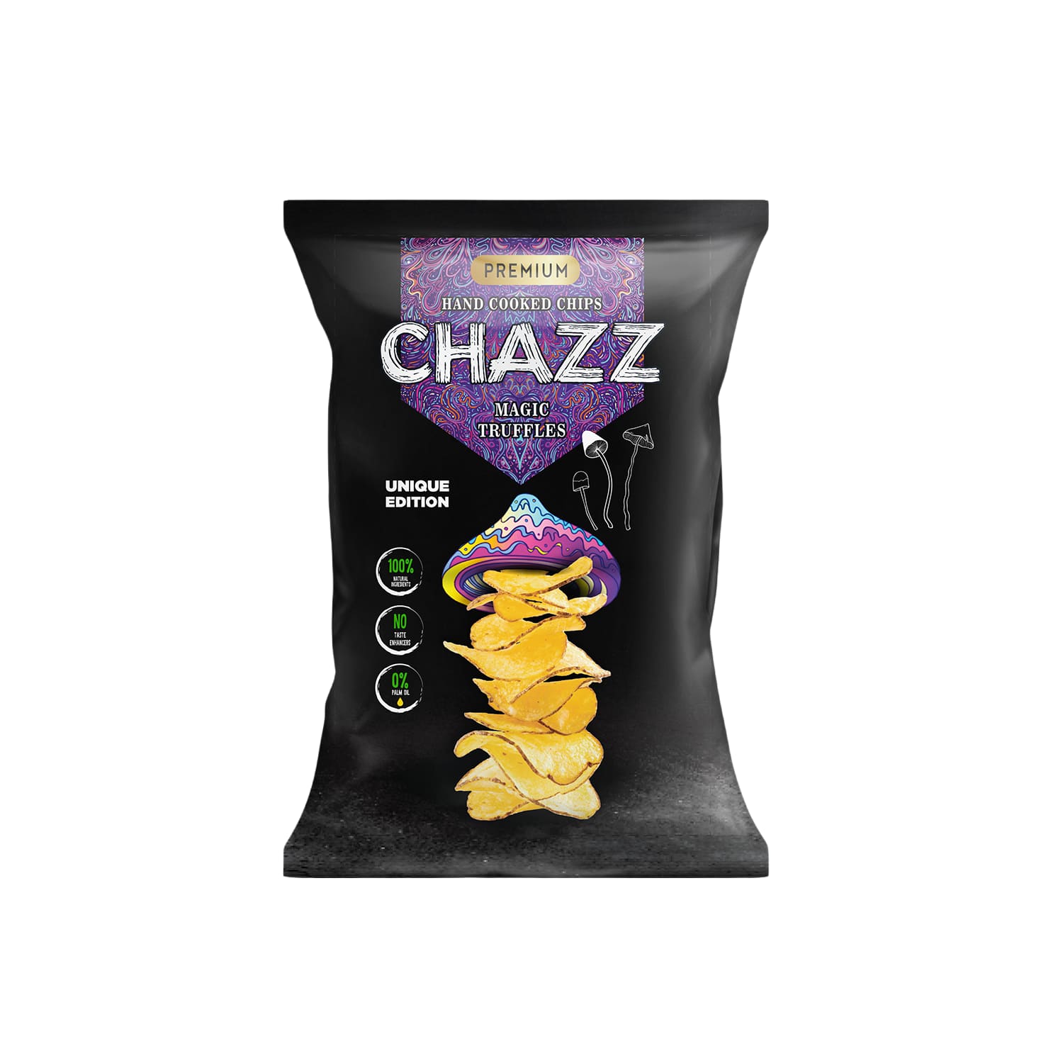 Bulvių traškučiai su triufeliais CHAZZ, 90 g