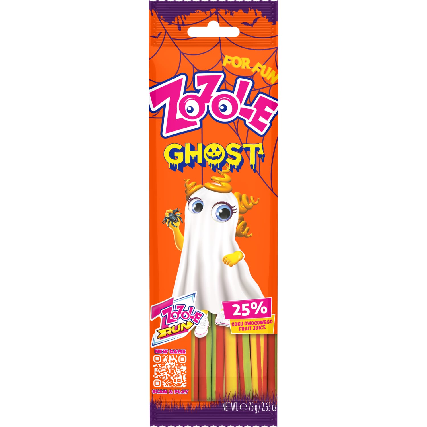 Želejkonfektes Zozole Sticks Spoks 75g