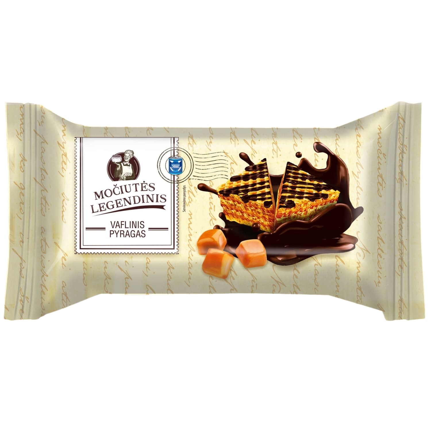 Vaflinis pyragas MOČIUTĖS LEGENDINIS, 200 g