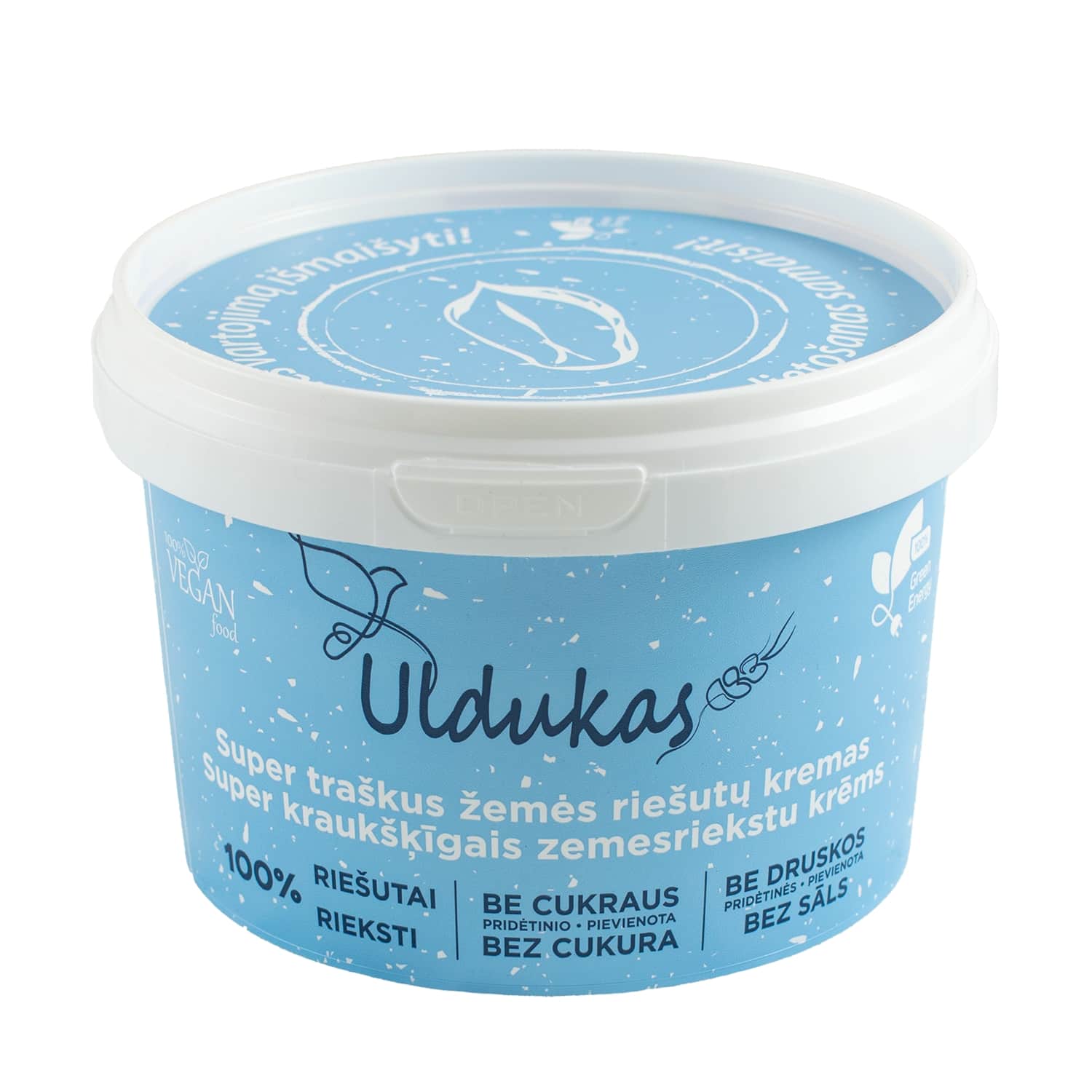 Traškus žemės riešutų kremas ULDUKAS, 500 g