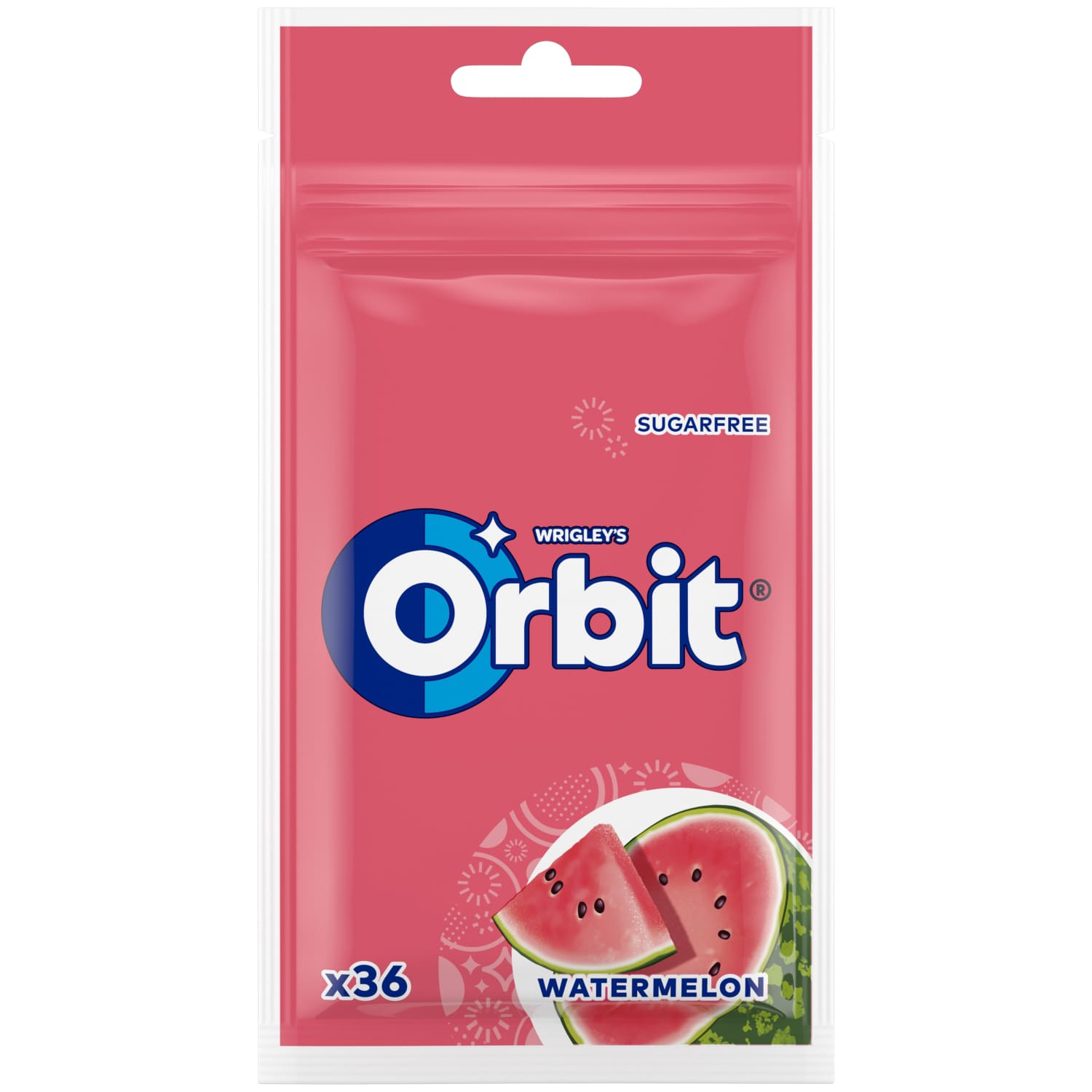 Kramt. guma ORBIT WATERMELON su sald., 50 g