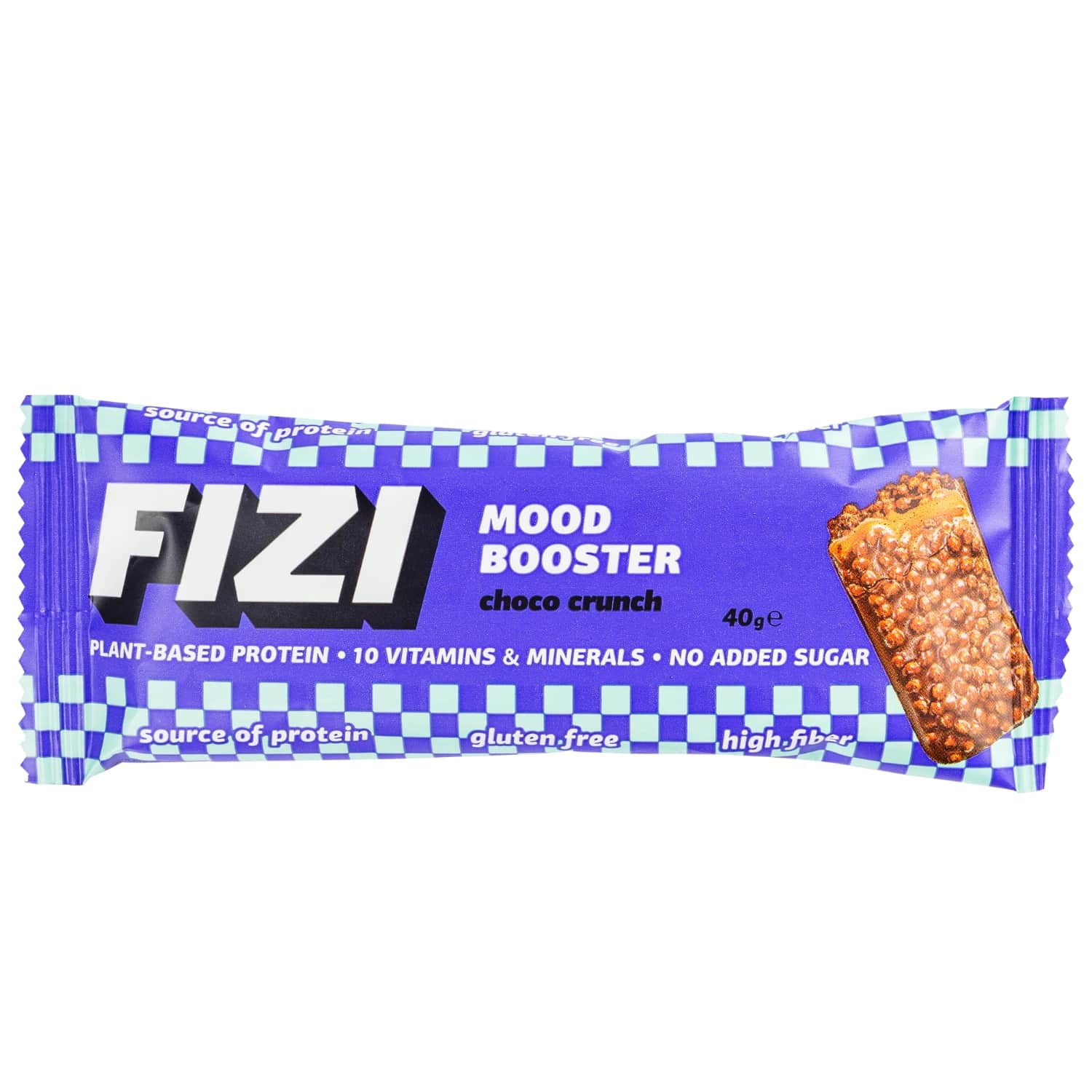 Batonėlis CHOCO CRUNCH FIZI su sald., 40 g