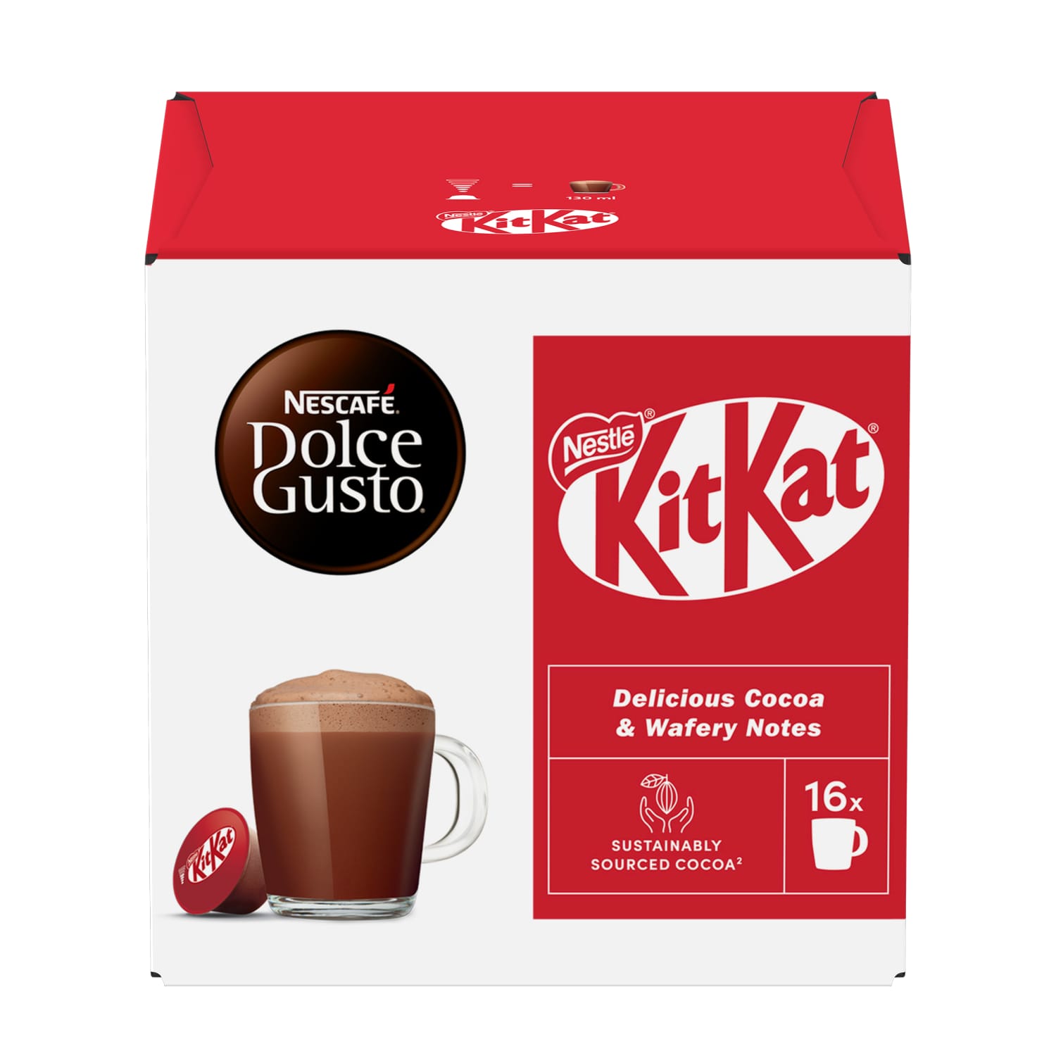 Kap. DOLCE GUSTO KIT KAT CHOC. 16 vnt. 256 g
