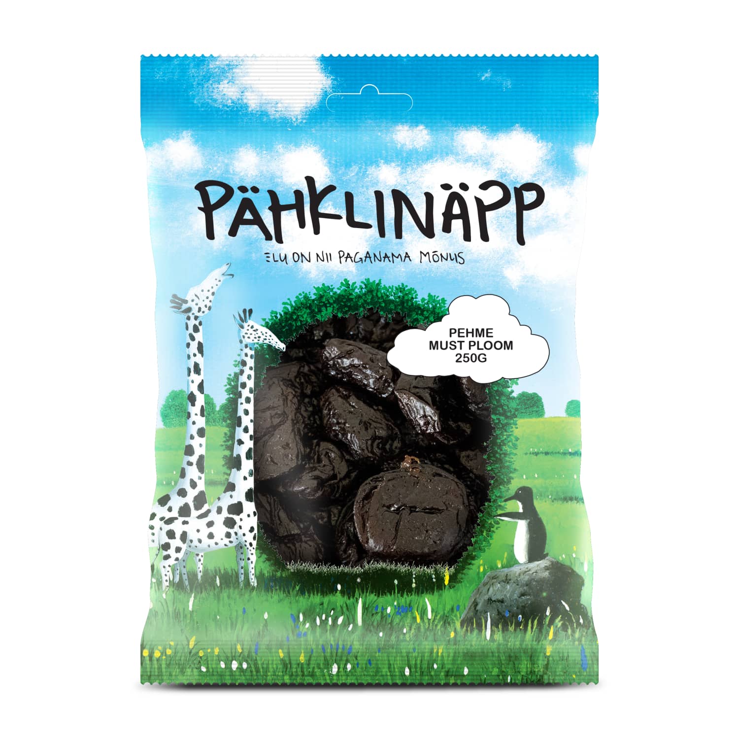 Mustad ploomid, pehme Pähklinäpp 250g