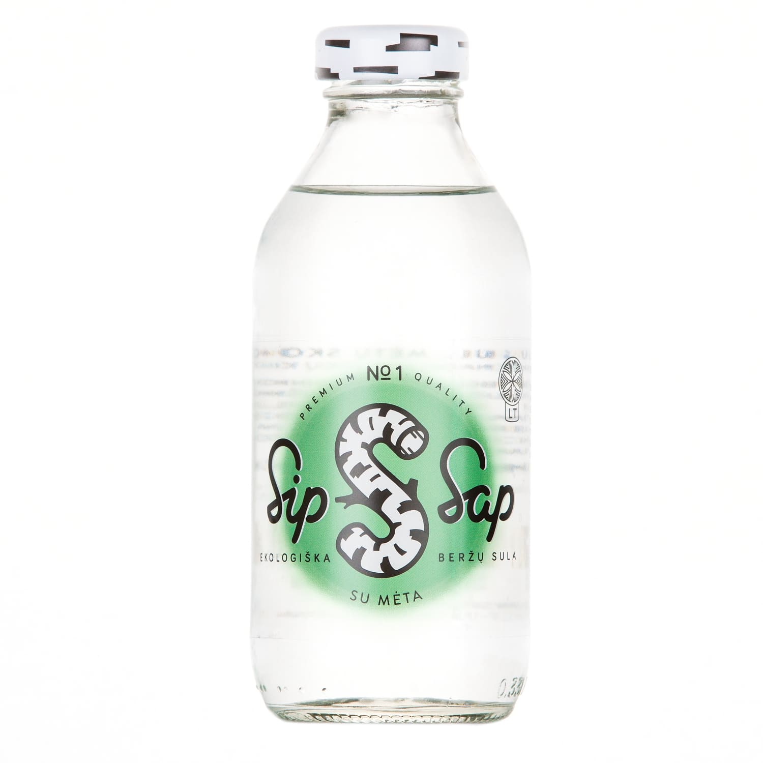 Organis. bērz.sula Sip Sap piparm.garšu 0,33l