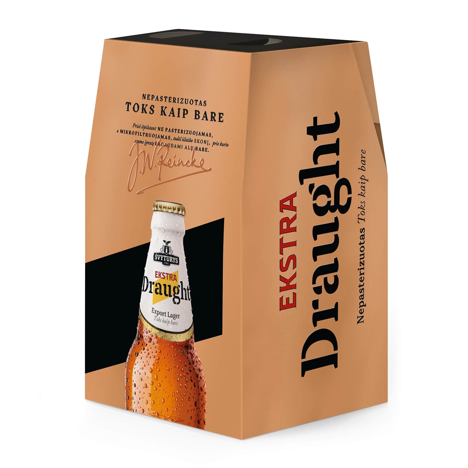 Alus ŠVYT. EKSTRA DRAUGHT, 5,2 %, 4 x 0,5 l