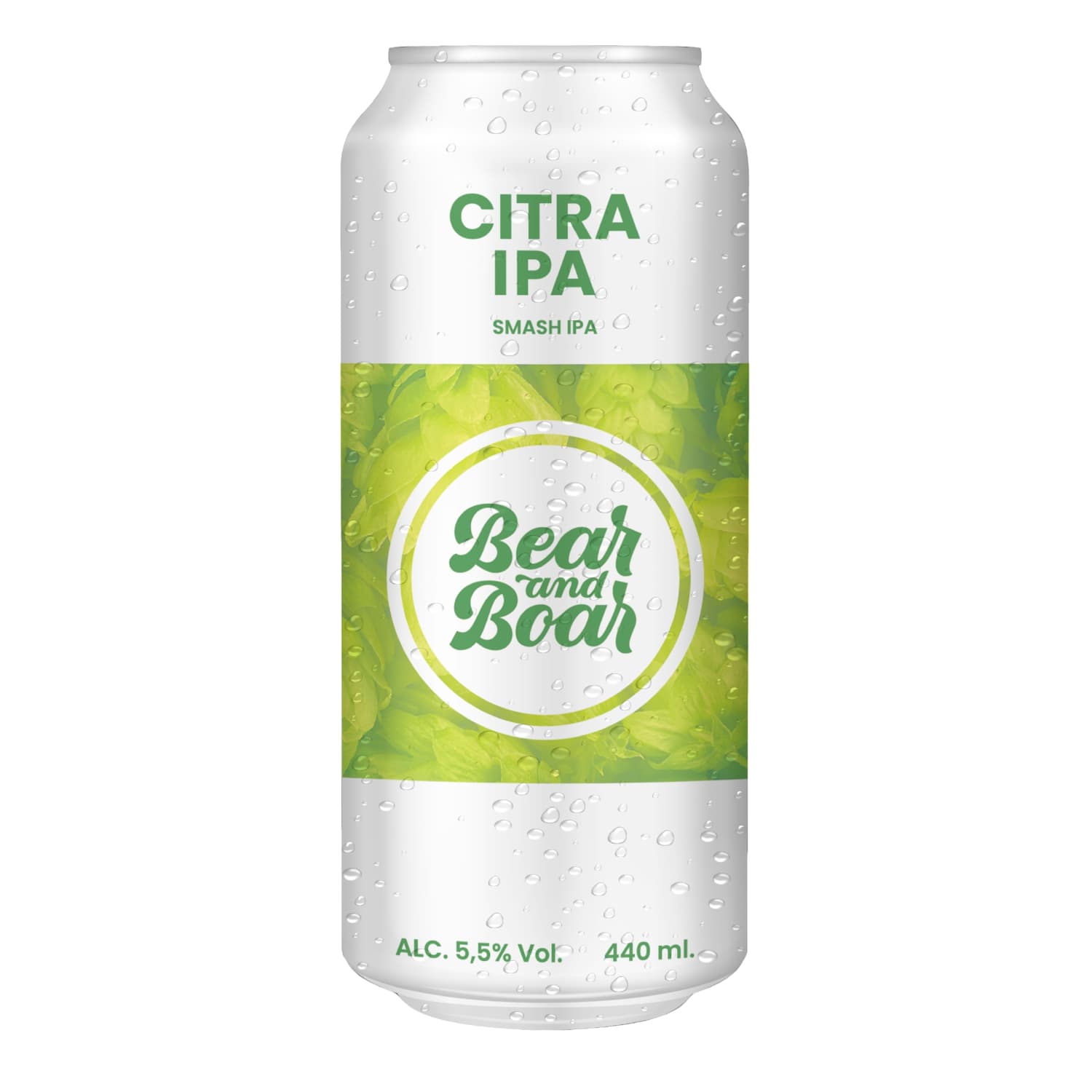Alus CITRA IPA BEAR & BOAR, 5,5 %, 0,44 l