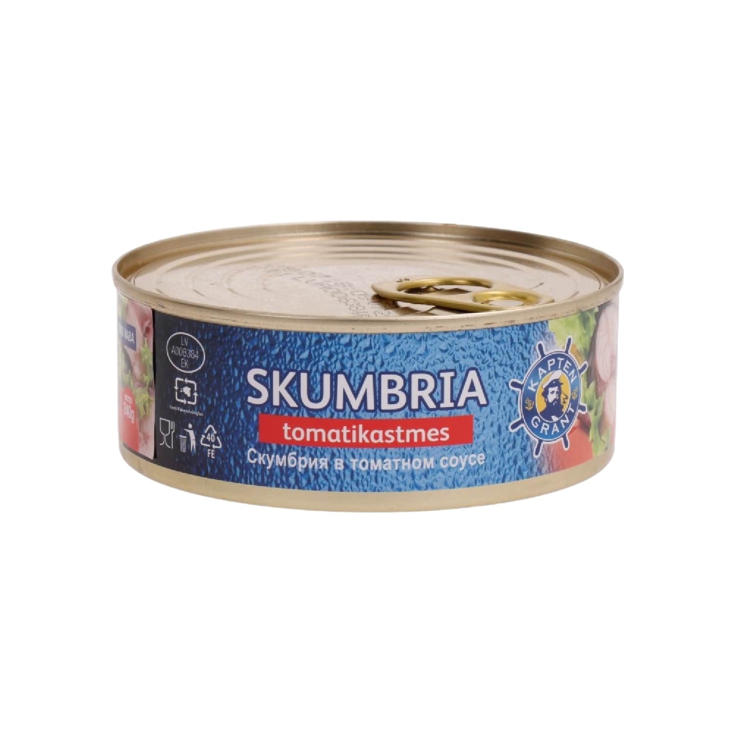 Skumbria Tomatikastmes 300g/240g