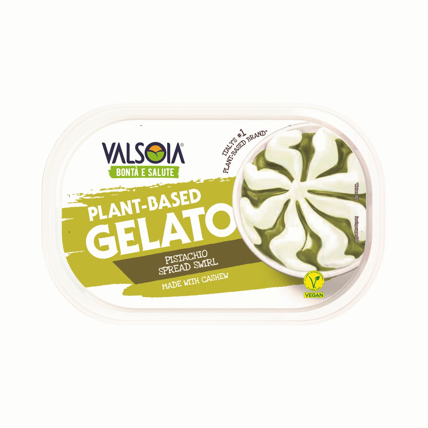 Veg. pist. sk. ledai VALSOIA, 400 g / 732 ml