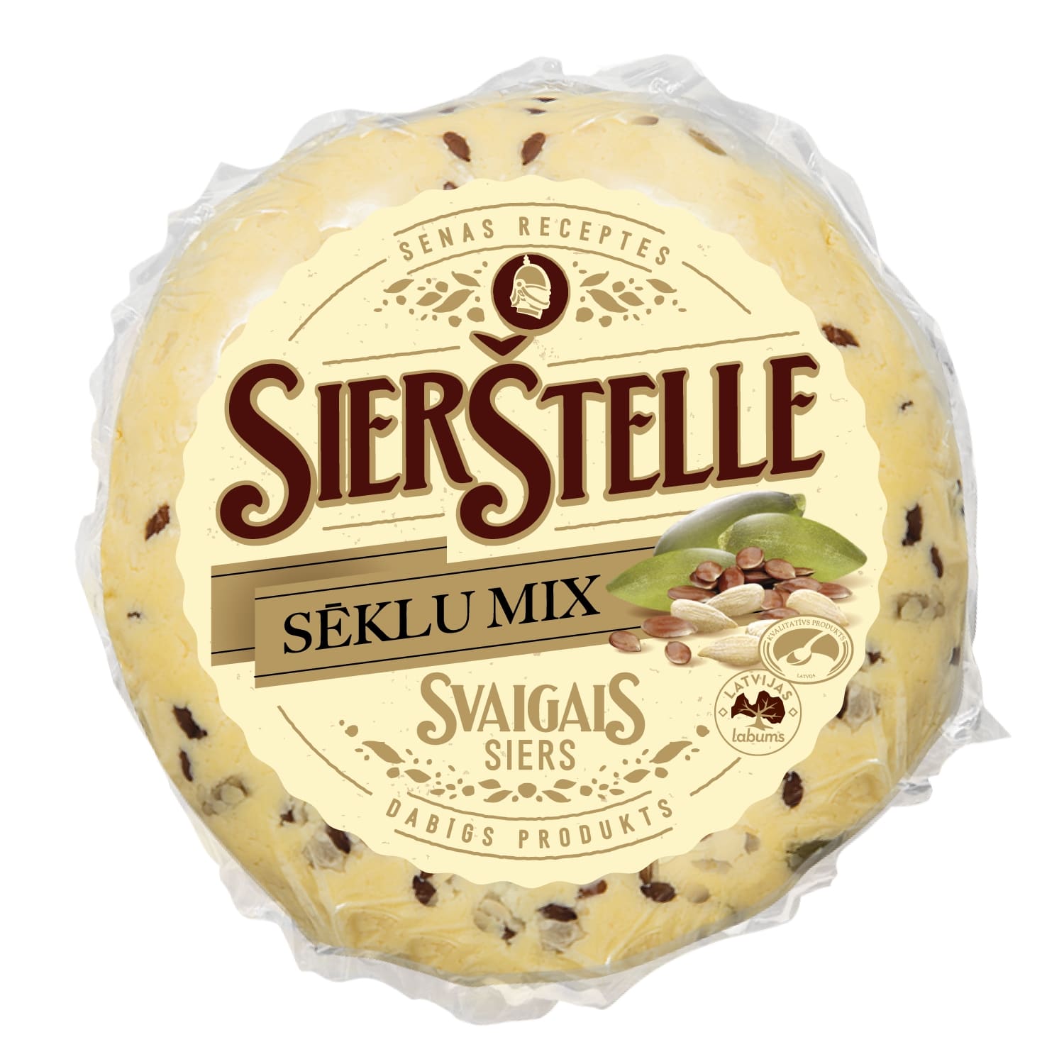 Siers Sierštelle ar sēklu mix 340g