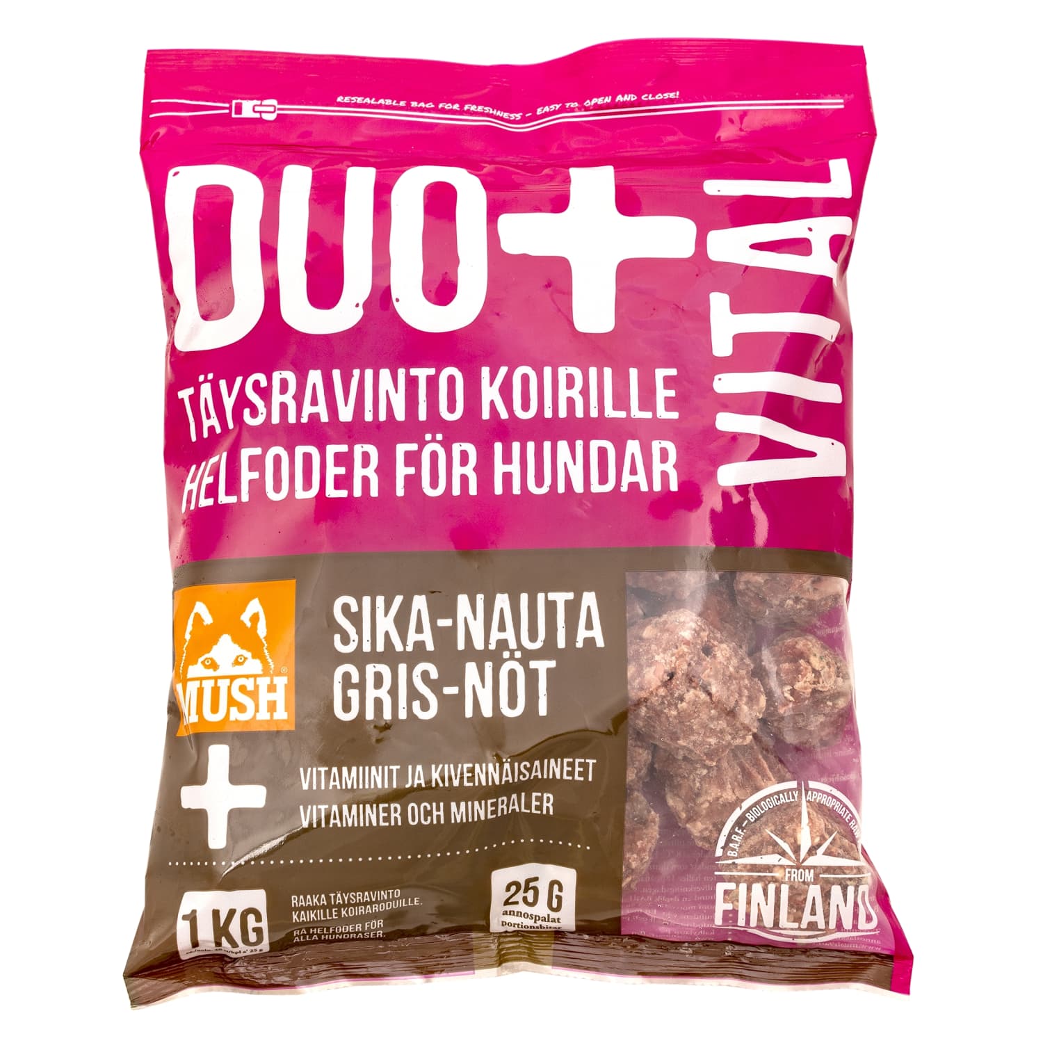 Koeratoit Mush Duo+Vital siga/veis 1kg