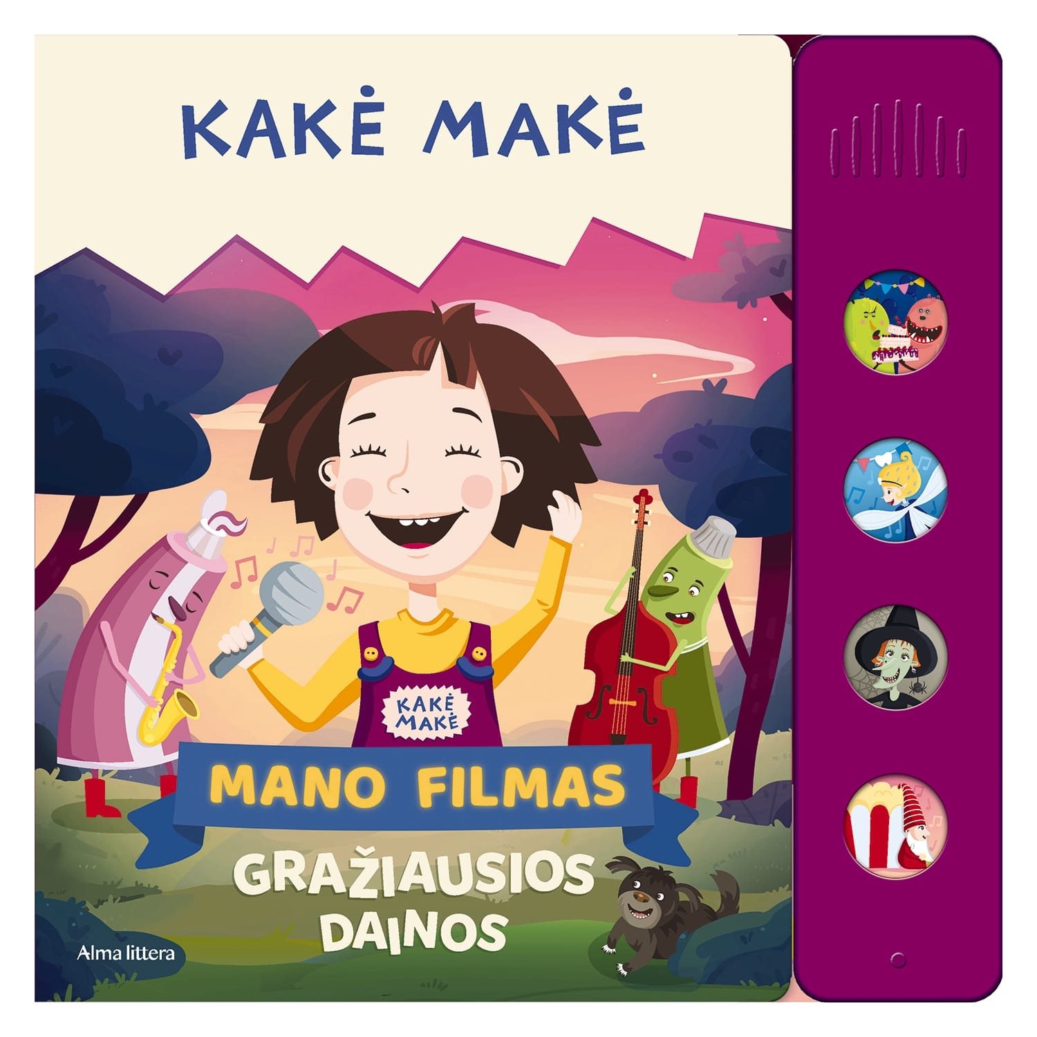 Knyga KAKĖ MAKĖ. MANO FILMAS. GRAŽ. DAINOS
