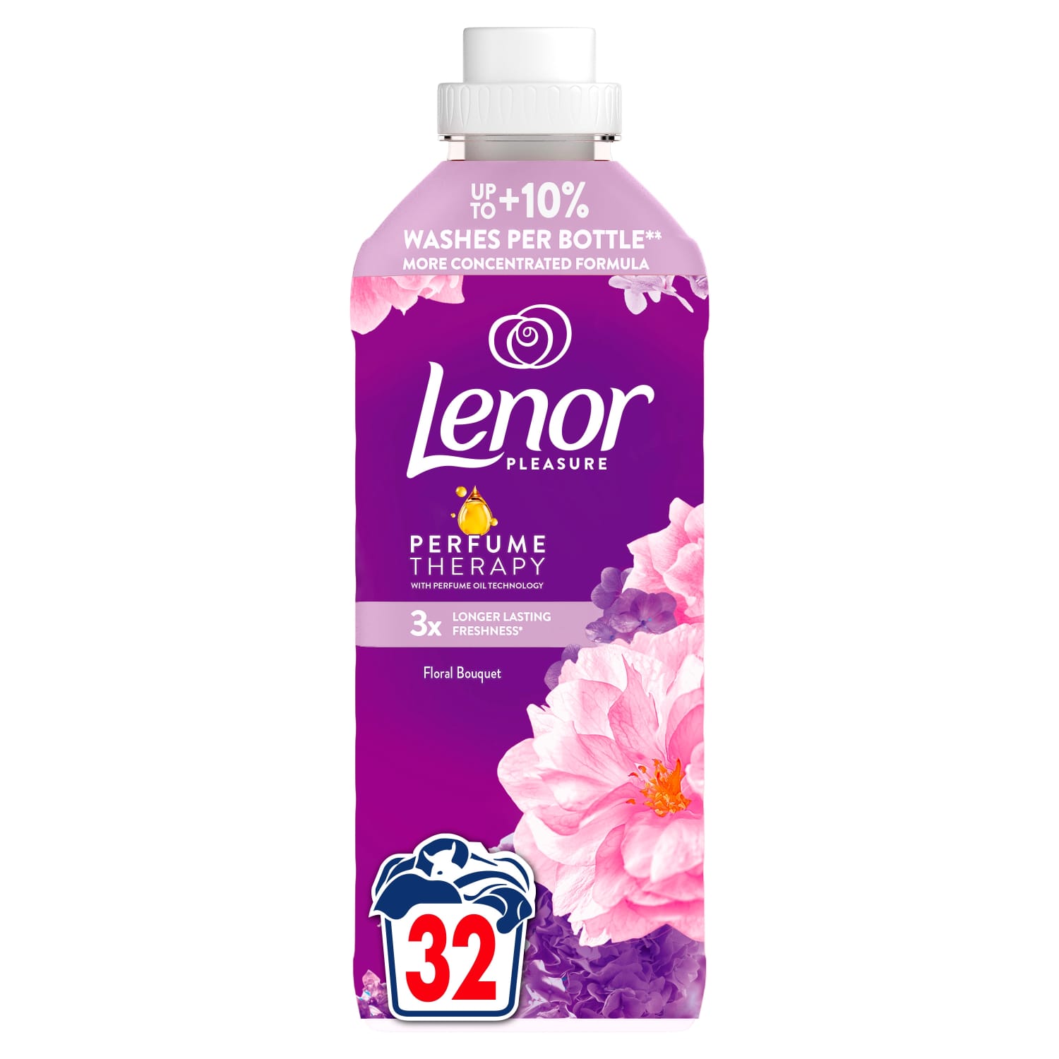 Aud. minkš. LENOR FL.BOUQUET, 32 sk., 675 ml