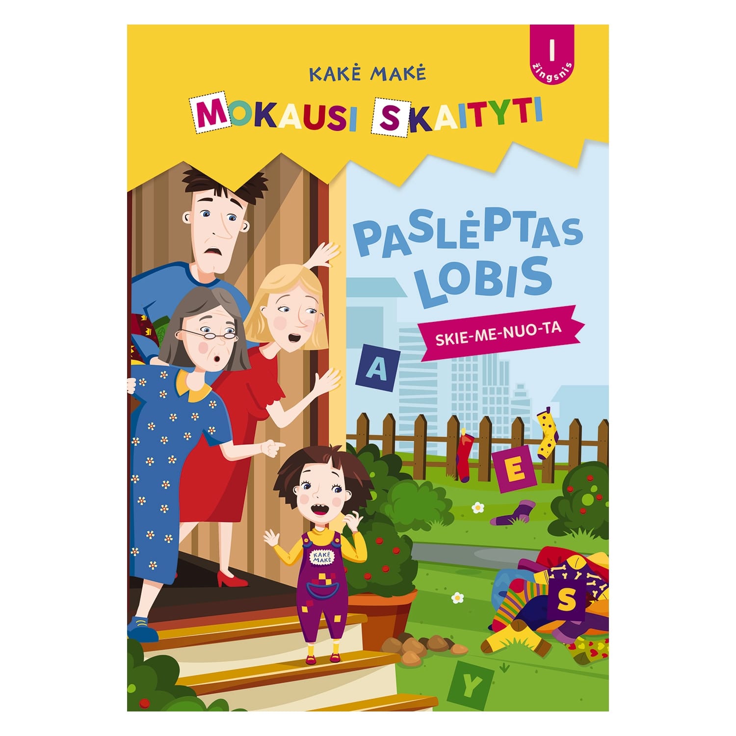 Knyga KAKĖ MAKĖ MOKAUSI SKAITYTI