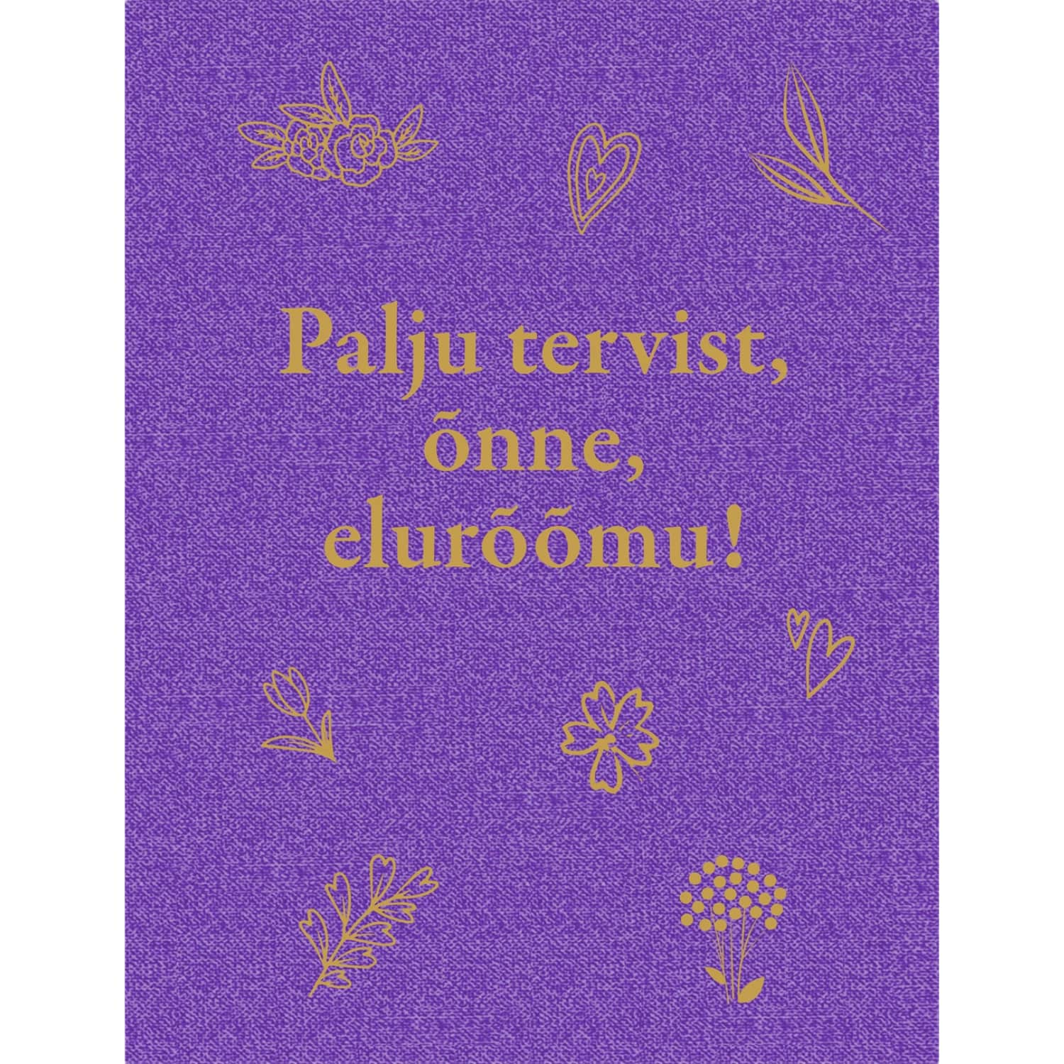 Raamat Palju tervist, õnne, elurõõmu!