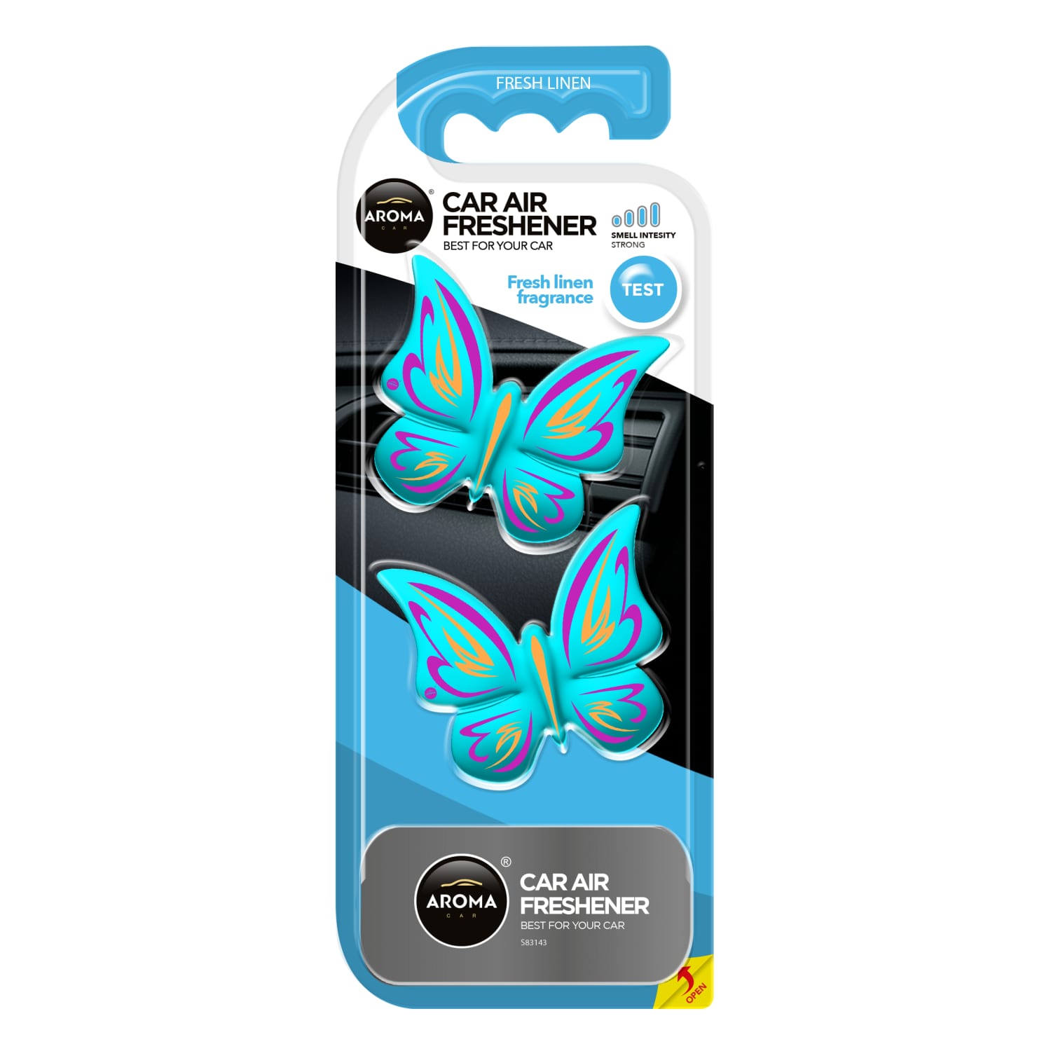 Õhuvärskend. Double Butterfly Linen SS26