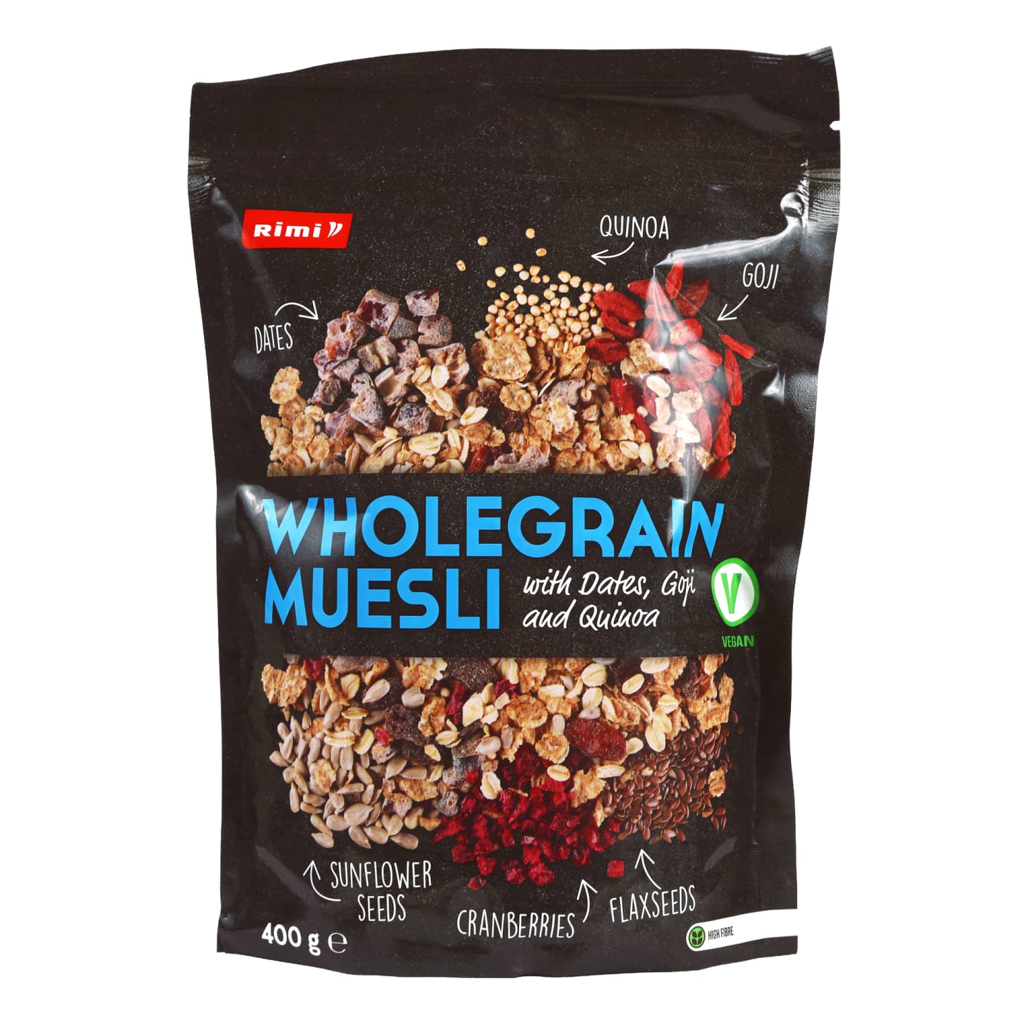 Dribsniai su datulėmis RIMI, 400 g