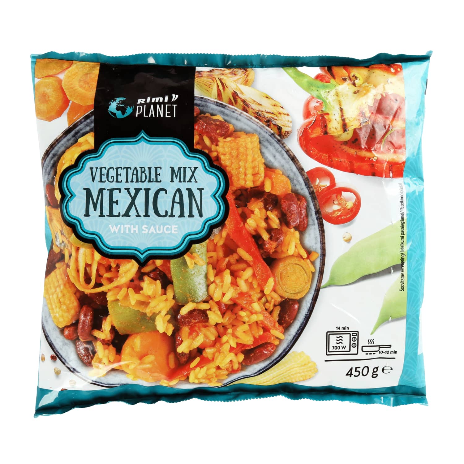Mehhiko köögiv.segu kastmega Rimi Planet 450g