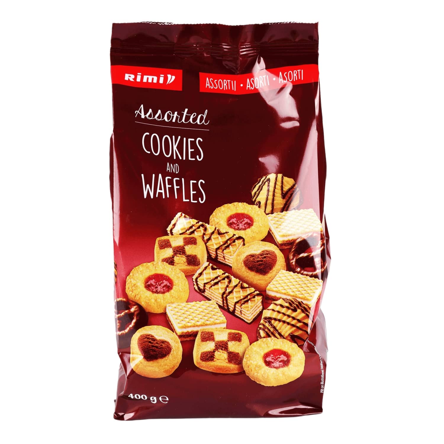 Sausainių ir vaflių asorti RIMI, 400 g