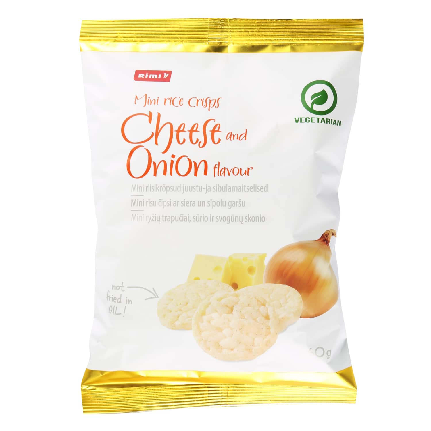 Sūrio, svog. sk. ryžių trapučiai RIMI, 60 g