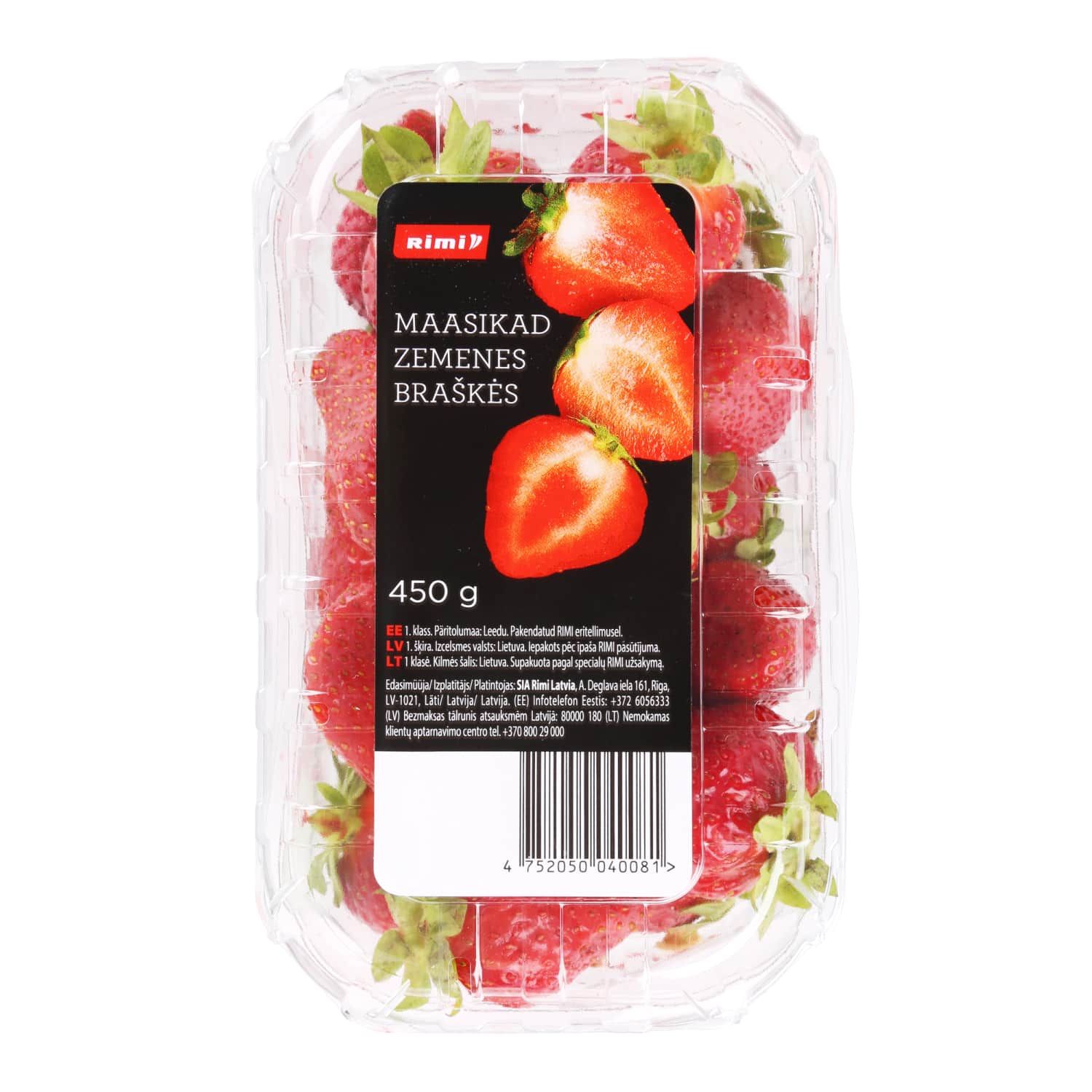 Braškės RIMI, 450G
