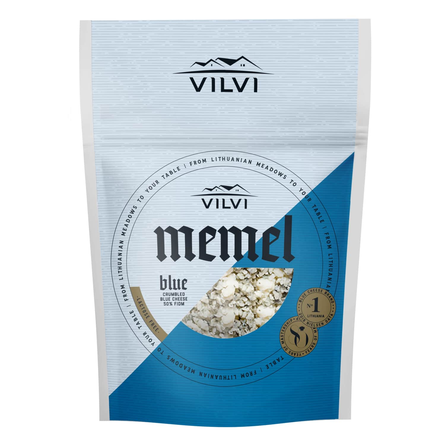 Smulk. pelės. sūris MEMEL BLUE, 50 %, 100 g