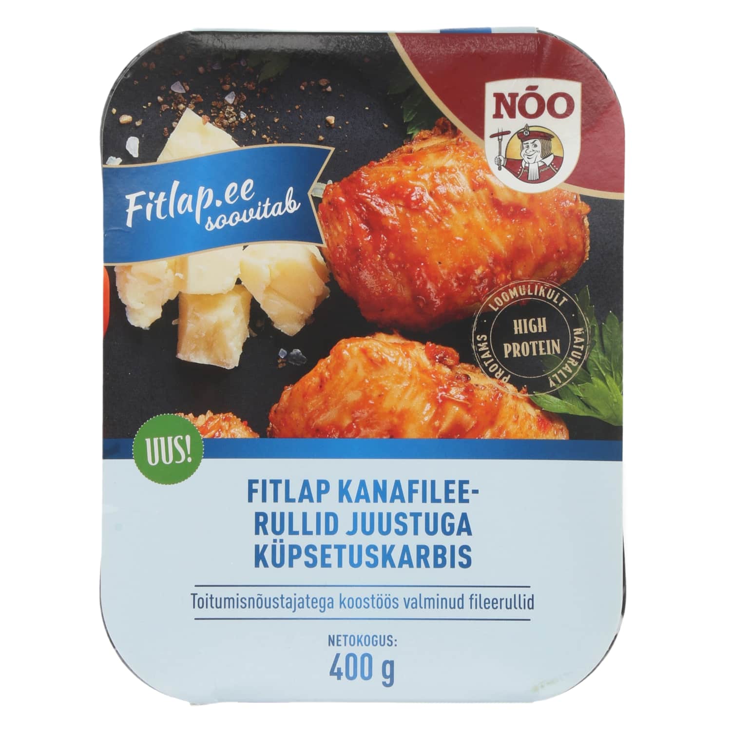 Broilerifileerullid juustuga Fitlap Nõo 400g