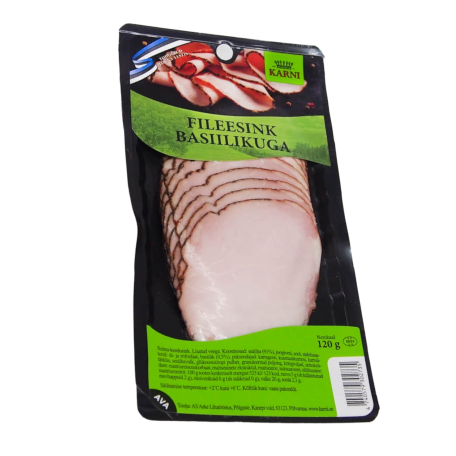 Fileesink basiilikuga viilutatud 120g